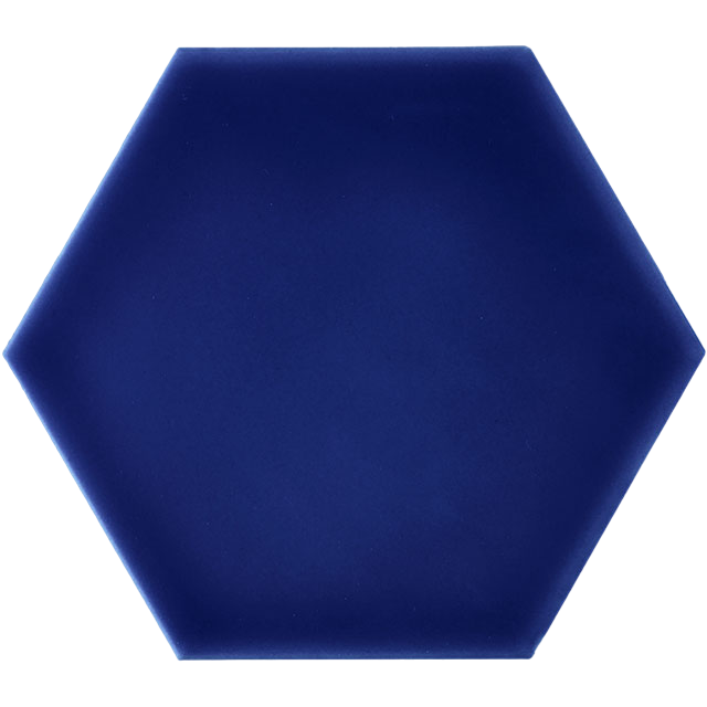 Azulejo Hexágono R0 16,2x18,7 | 461 Azul Cobalto Brilhante