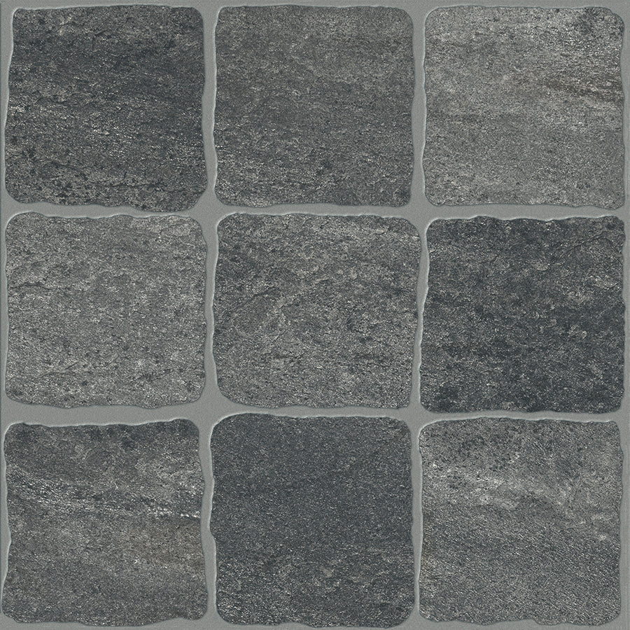 Óbidos Floor Tile 33,5x33,5 | Anthracite Matt